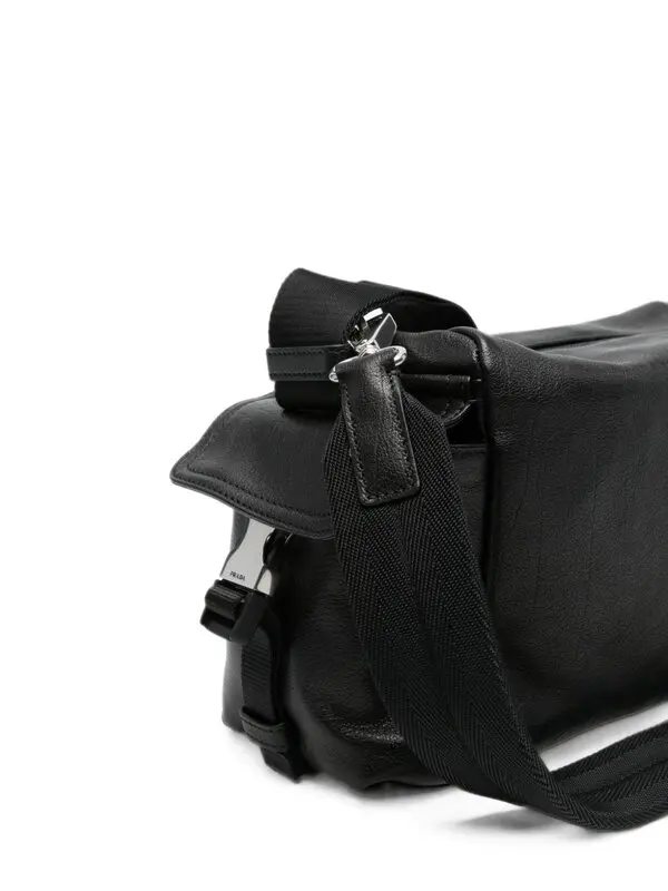 Prada Explore Re-nylon Adn Leather Shoulder Bag