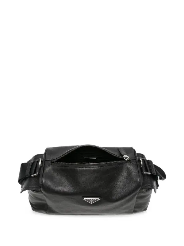 Prada Explore Re-nylon Adn Leather Shoulder Bag
