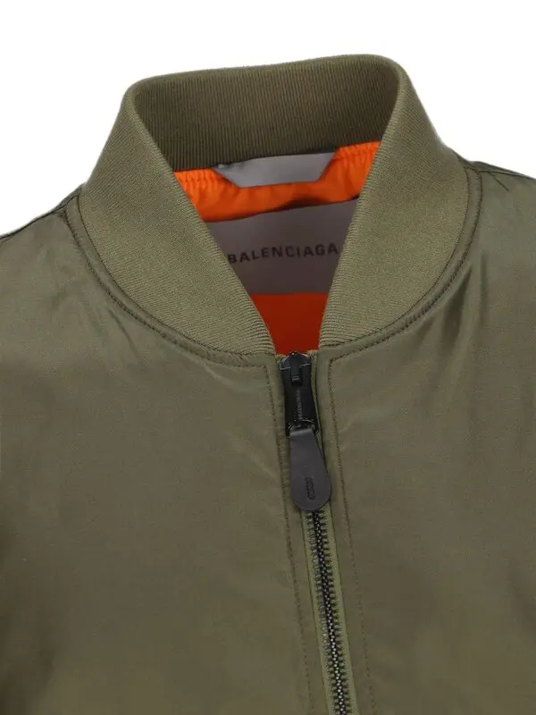 Balenciaga Nylon Bomber Jacket - Multicolor