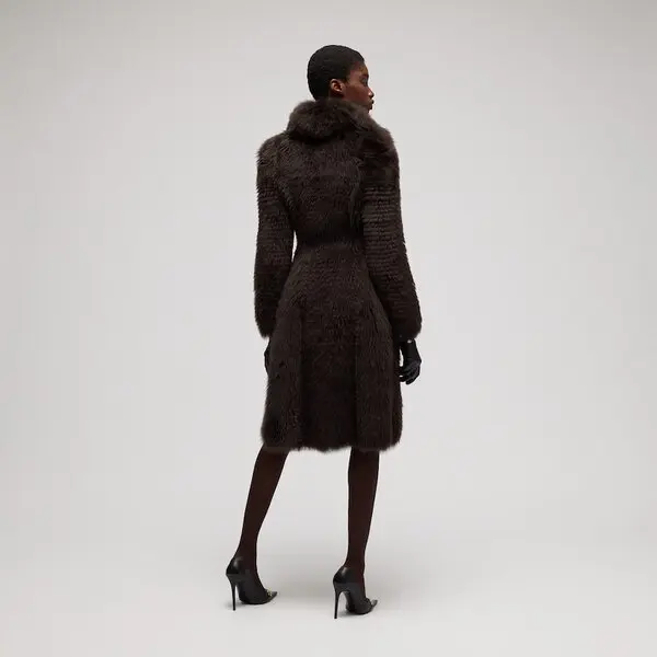 Gucci Long Hair Shearling Coat Ready-to-wear