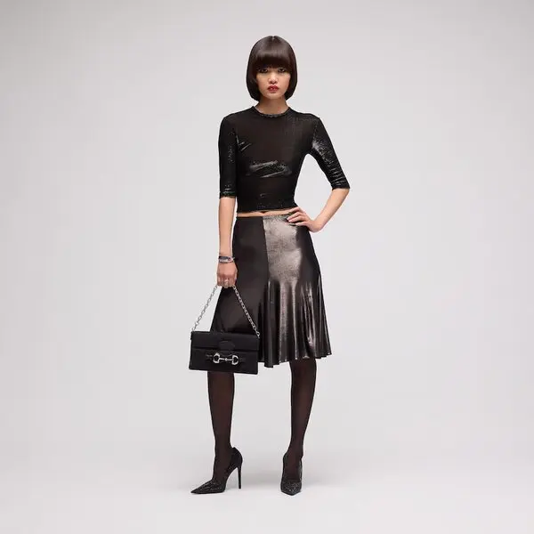 Gucci Jersey Top With Iridescent Effect Ready-to-wear