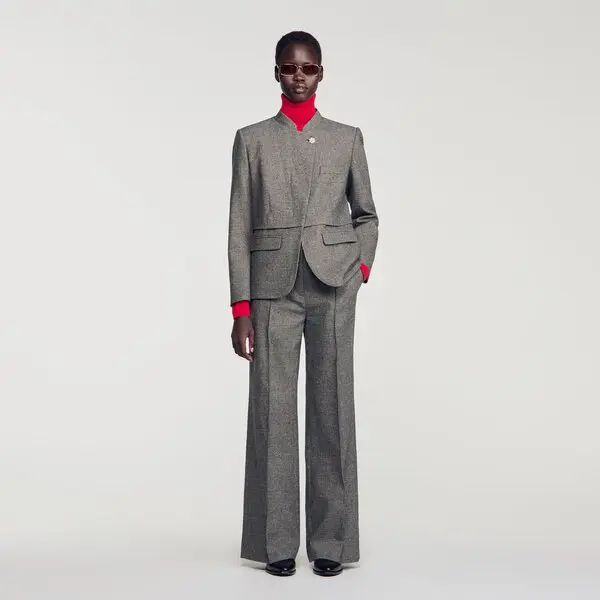 Sandro Wool Suit Jacket