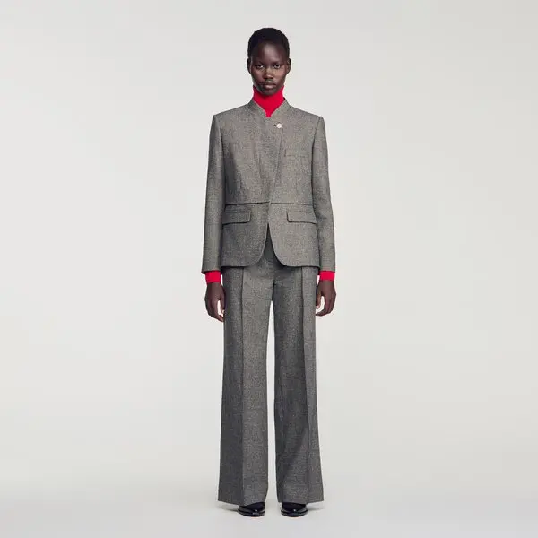 Sandro Wool Suit Jacket