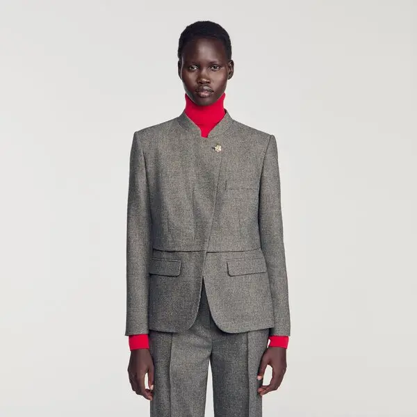 Sandro Wool Suit Jacket