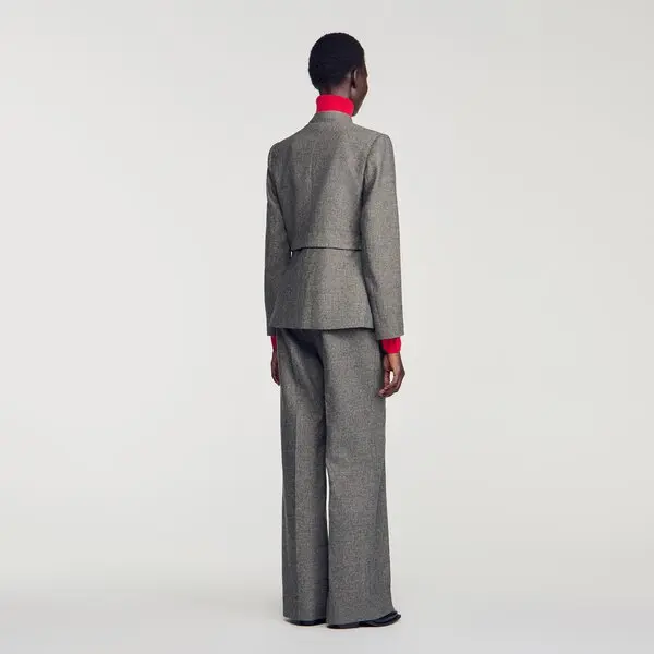 Sandro Wool Suit Jacket