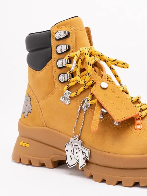 Off-White Hiking Boot` Boots - Multicolor