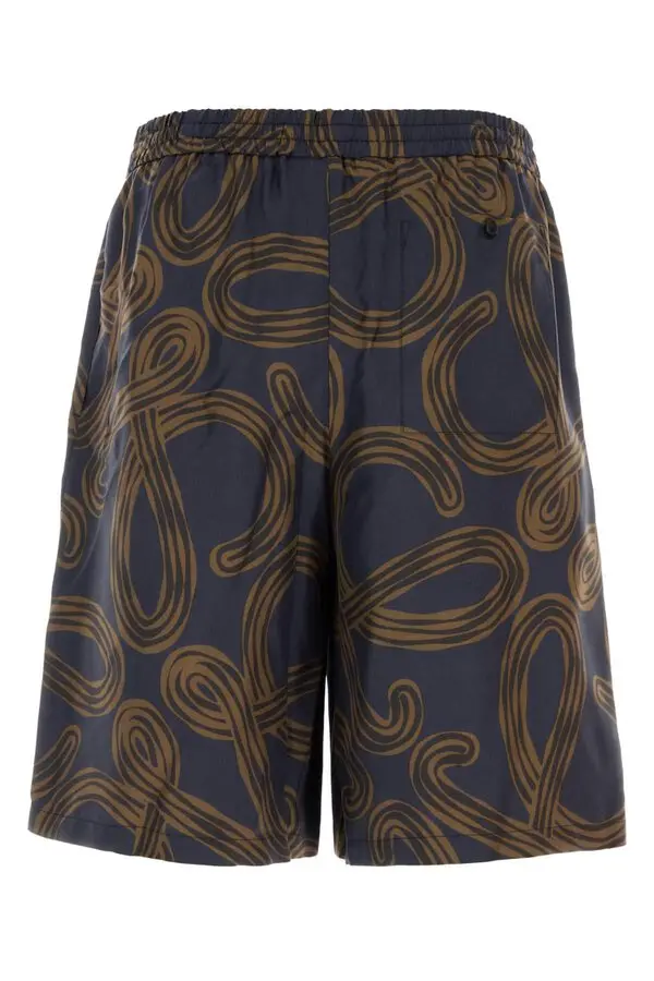 Loewe Printed Silk Paula S Ibiza Bermuda Shorts