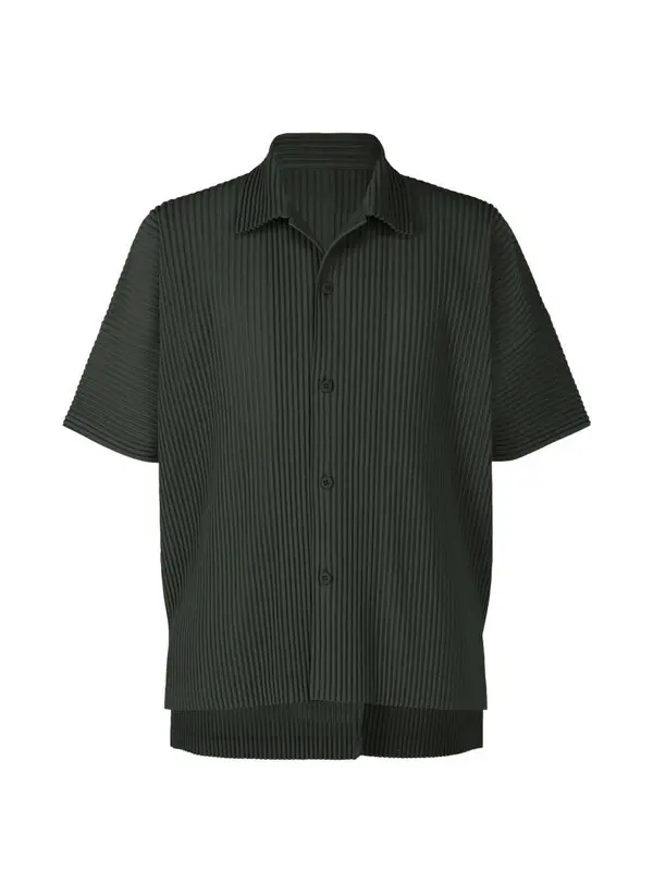 Issey Miyake Pleated Polo Shirt - Multicolor