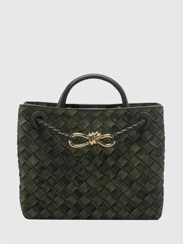 Bottega Veneta Andiamo Small Intrecciato Calf Leather Handbag - Green