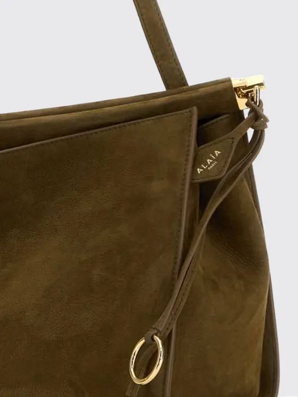 Alaïa Alai�a Nabuk Le Click Bag - Brown