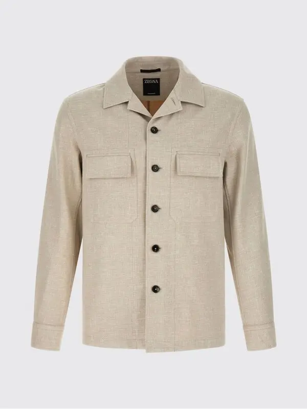 Zegna Linen Blend Overshirt
