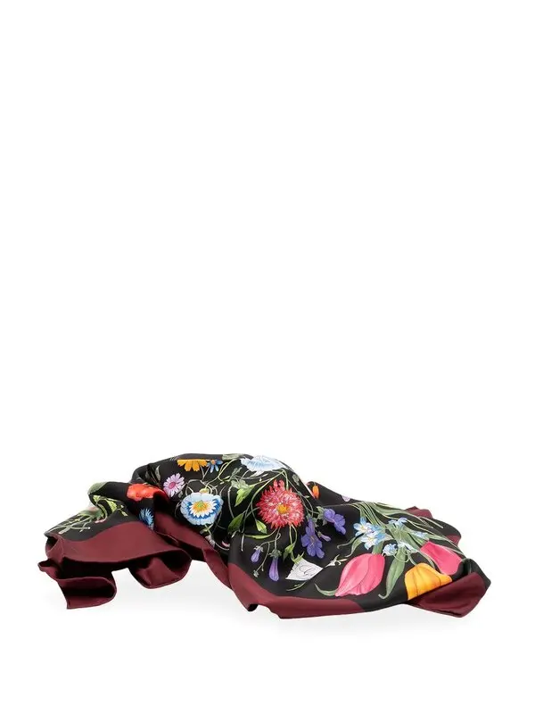 Gucci Printed Silk Foulard - Multicolor