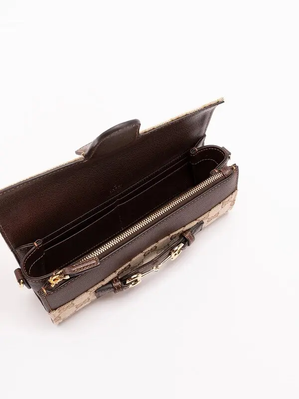 Gucci Wallet On Chain With Horsebit - Multicolor