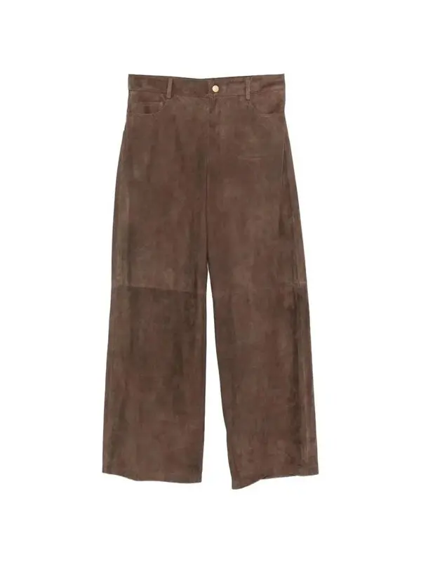 Max Mara S` Leather Pants
