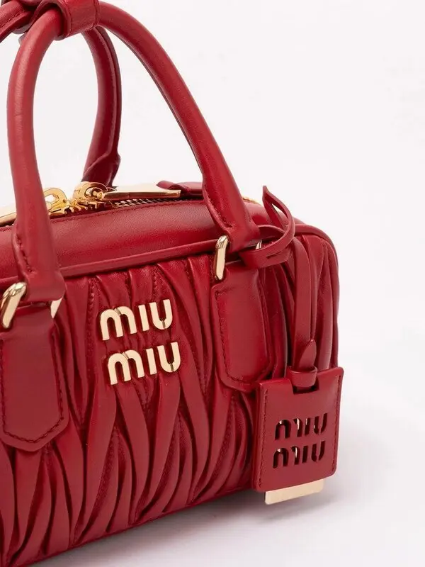 Miu Miu Arcadie` Matelassé Nappa Leather Bag - Multicolor