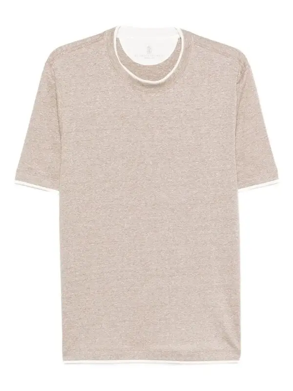Brunello Cucinelli T-shirt With Faux-layering