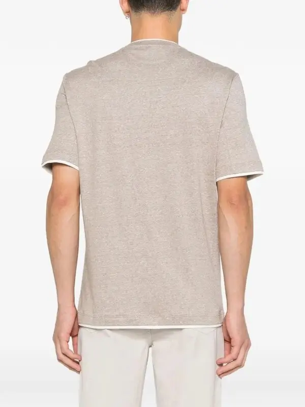 Brunello Cucinelli T-shirt With Faux-layering