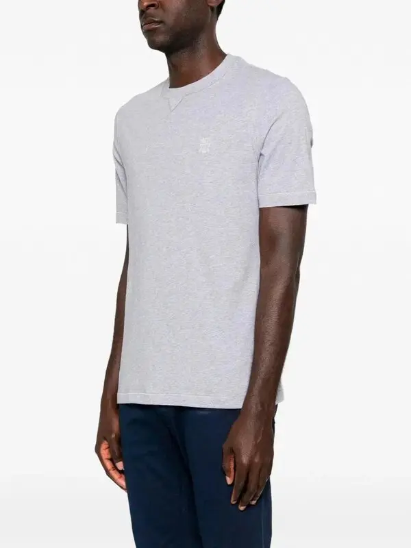 Brunello Cucinelli Crew-neck T-shirt With Logo