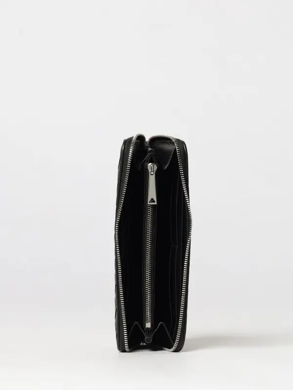 Bottega Veneta Continental Zip-around Wallet In Woven Calfskin