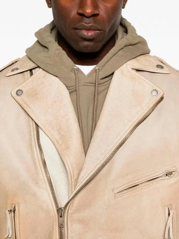 GOLDEN GOOSE Journey` Leather Jacket