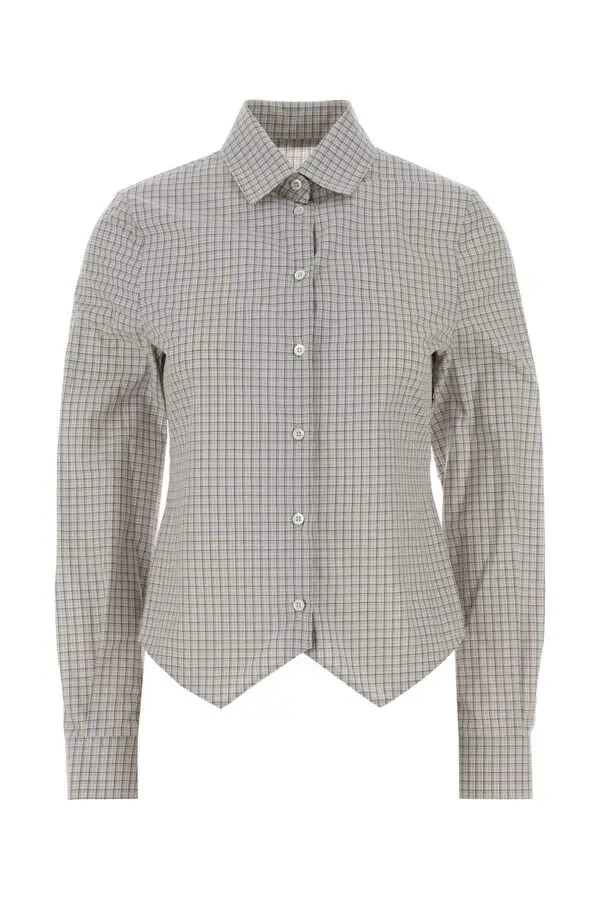 MAISON MARGIELA Embroidered Cotton Shirt