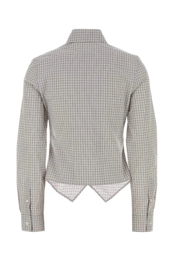 MAISON MARGIELA Embroidered Cotton Shirt