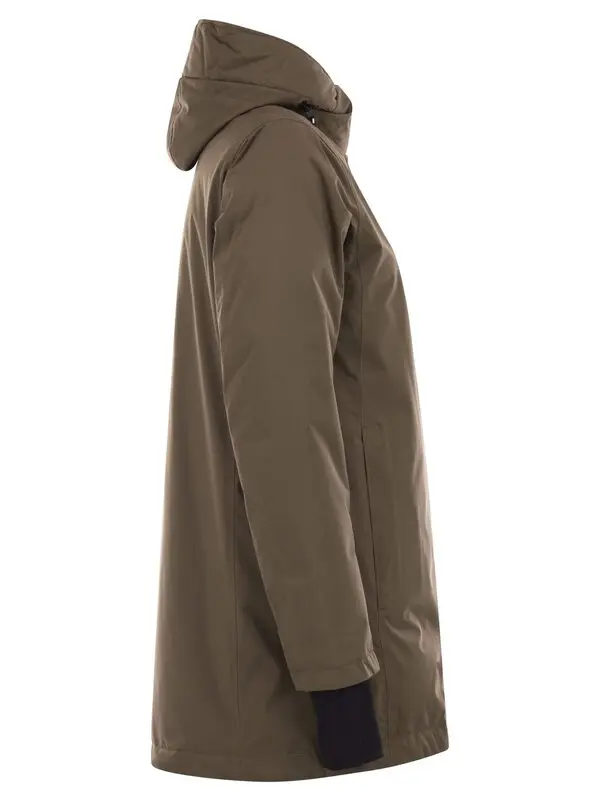 Herno A-shaped Down Jacket With Hood, 2 Layers