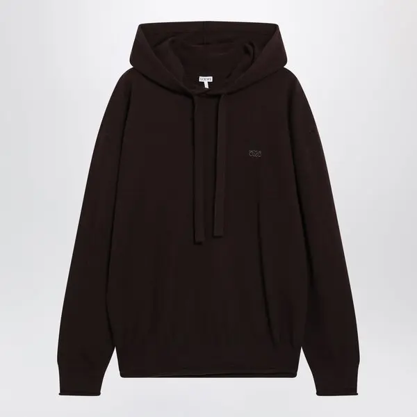 Loewe Dark Hooded Sweatshirt - Brown