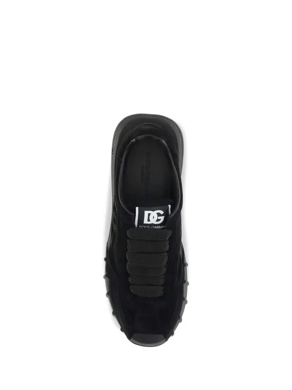 Dolce & Gabbana Dg Athletic Sneakers In Suede Leather