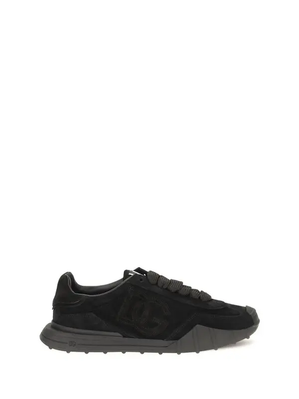 Dolce & Gabbana Dg Athletic Sneakers In Suede Leather