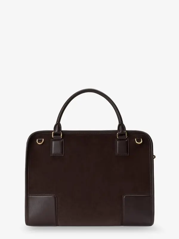 Loewe Amazona 180 Suede Handbag - Multicolor