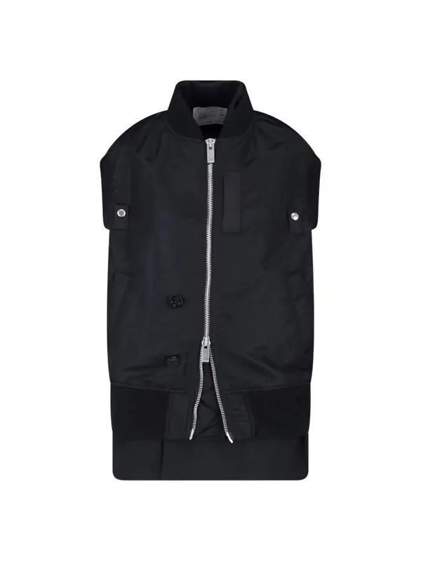 Sacai Nylon Twill Vest