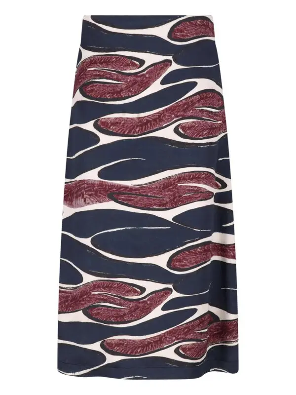 Marni Midi Skirt "crimson Flow