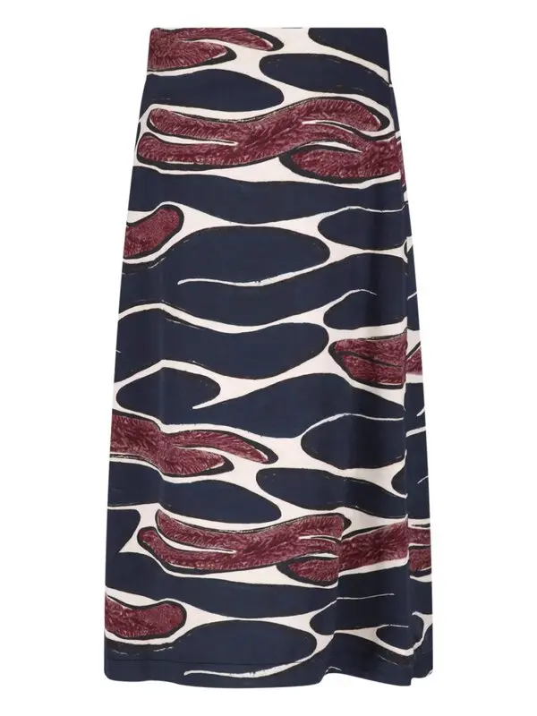 Marni Midi Skirt "crimson Flow