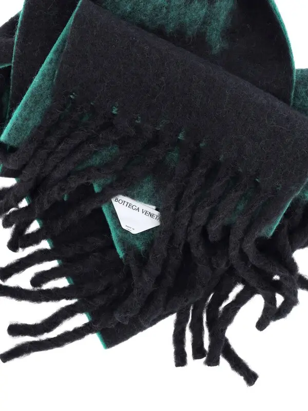 Bottega Veneta Jacquard Scarf In Wool And Mohair