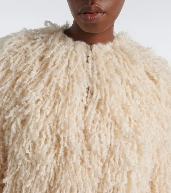 Fendi Mohair, Cashmere, Silk, And Wool Jacket