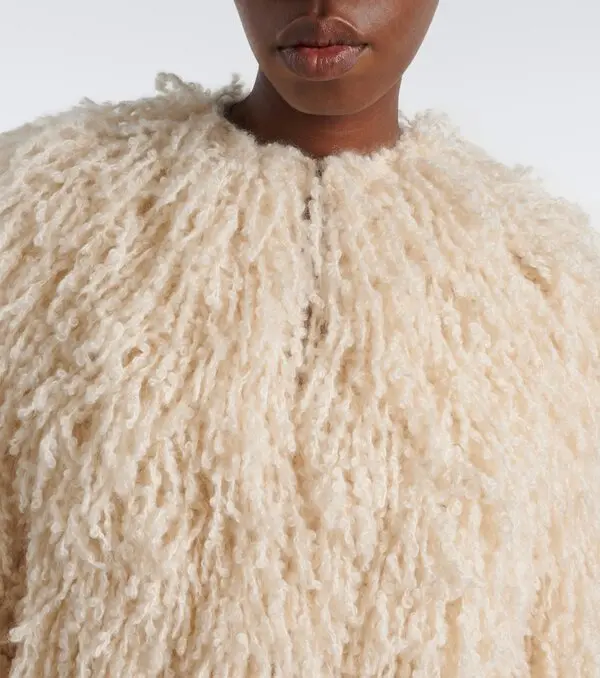 Fendi Mohair, Cashmere, Silk, And Wool Jacket