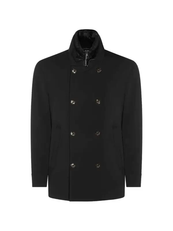 MONTECORE Double-breasted High-neck Coat