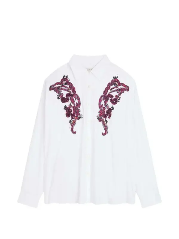 Dries Van Noten Embroidered Cocoon Shirt