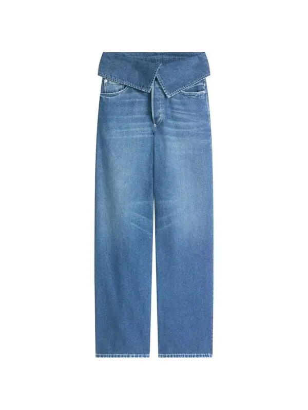 Dries Van Noten Folded-waist Jeans