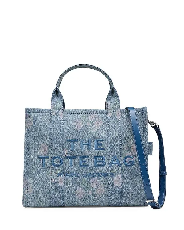 Marc Jacobs Medium Antique Flower Denim Tote Bag