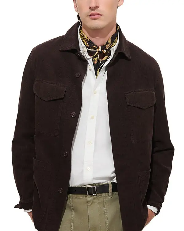 ALEX MILL Straight Fit Garment Dyed Chore Jacket