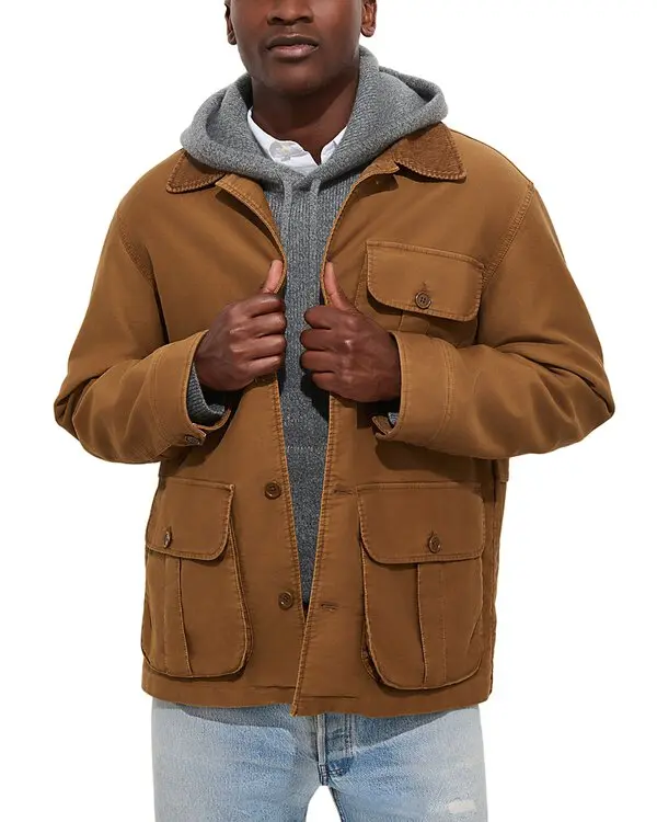 ALEX MILL Relaxed Fit Cotton Hunting Jacket - Latigo