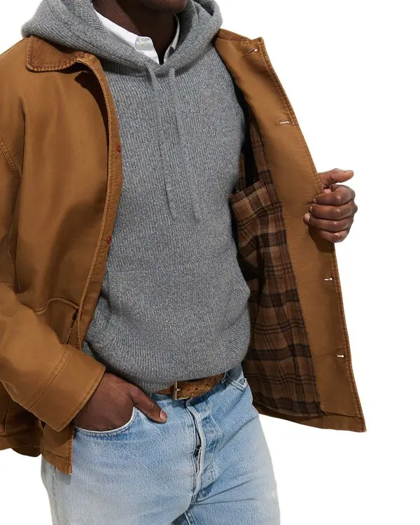 ALEX MILL Relaxed Fit Cotton Hunting Jacket