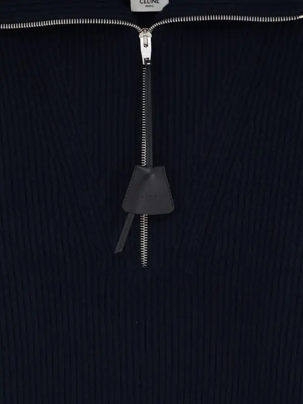 Celine Ribbed Wool And Cashmere Sweater