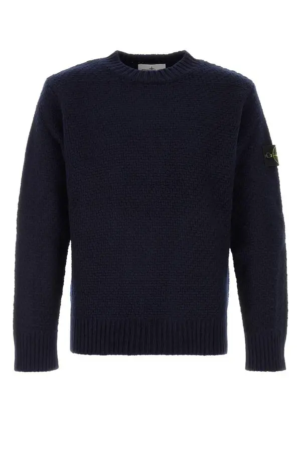 Stone Island Midnight Wool Blend Sweater