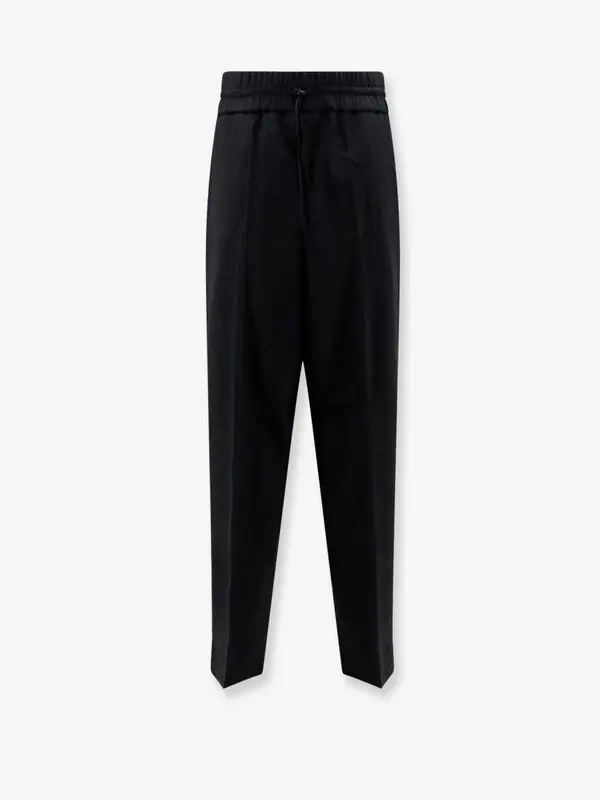 AMI Paris Virgin Wool Trousers - Multicolor