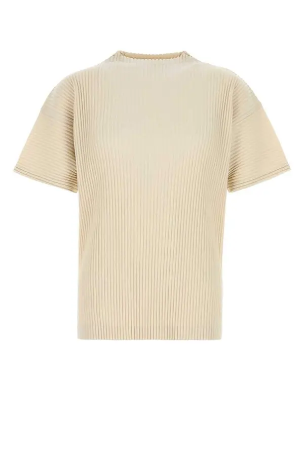 Issey Miyake Sand Polyester T-shirt