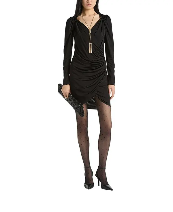 Balmain Draped Flowing Jersey Dress