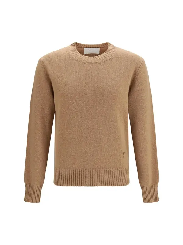 AMI Paris Cashmere And Wool Blend Sweater